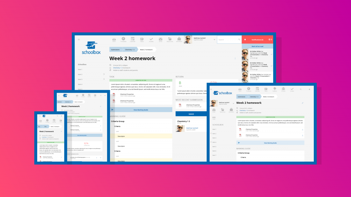 The Schoolbox team are about to ride the crest of a wave